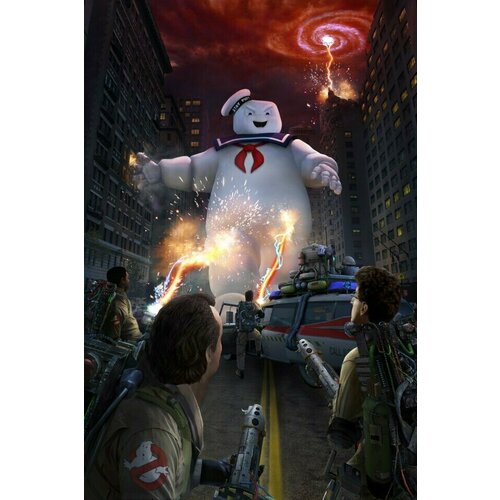 Плакат, постер на бумаге Ghostbusters/Охотники за привидениями. Размер 21 х 30 см