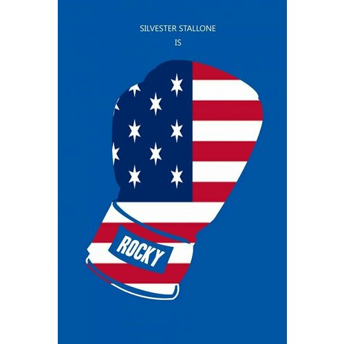 Плакат, постер на холсте Rocky/Рокки. Размер 42 х 60 см