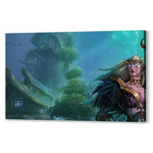 Плакат, постер на бумаге World Of Warcraft. Размер 60 х 84 см
