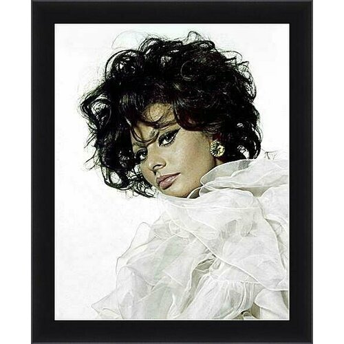 Плакат, постер на холсте Sophia Loren-Софи Лорен. Размер 30 х 42 см