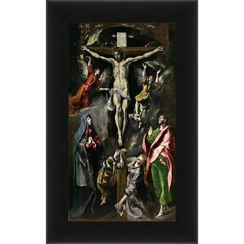 Плакат, постер на бумаге The Crucifixion. Эль Греко. Размер 42 х 60 см