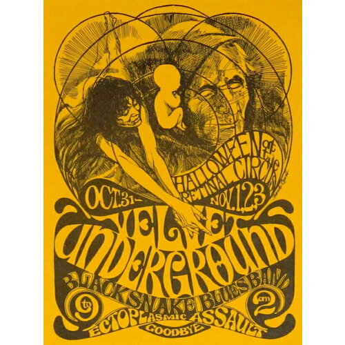Плакат, постер на бумаге The Velvet Underground/музыкальные/поп исполнитель/артист/поп-звезда/группа. Размер 21 х 30 см