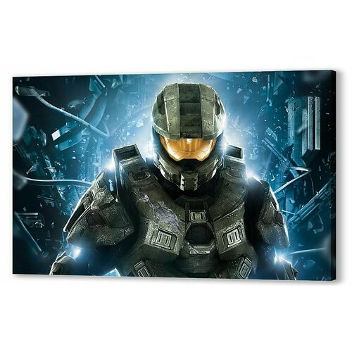 Плакат, постер на бумаге Halo. Размер 21 х 30 см