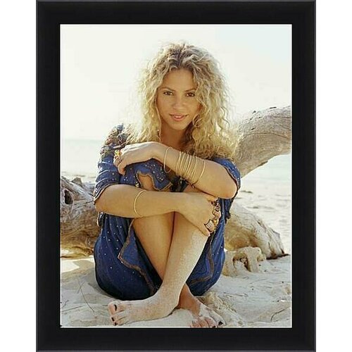 Плакат, постер на холсте Shakira-Шакира. Размер 21 х 30 см