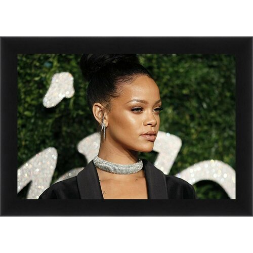 Плакат, постер на холсте Рианна. Rihanna. Размер 30 х 42 см