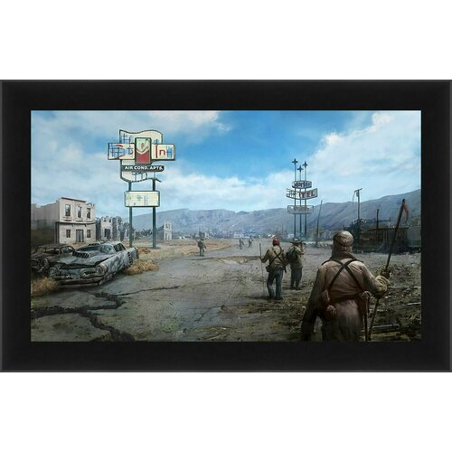 Плакат, постер на бумаге Fallout: New Vegas. Размер 60 х 84 см