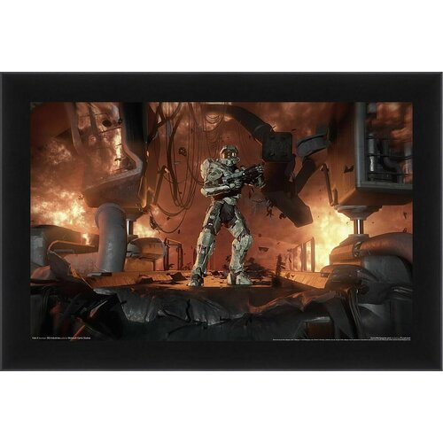 Плакат, постер на бумаге Halo 4. Размер 42 х 60 см