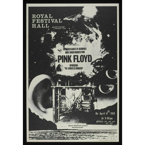 Плакат, постер на бумаге Pink Floyd. Размер 42 на 60 см