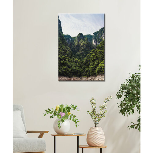 Картина/Картина на холсте для интерьера/Картина на стену/Картина для кухни/ - Китай горы 1 50х70