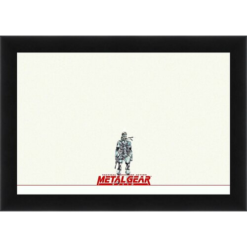 Плакат, постер на бумаге Metal Gear. Размер 42х60 см