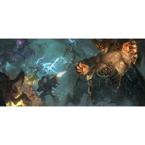 Плакат, постер на бумаге Blizzard-Starcraft/Близзард-Старкрафт. Размер 21 х 30 см