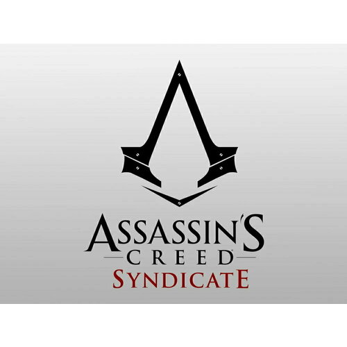 Плакат, постер на холсте Assassins Сreed: Syndikate/Кредо Ассасина: Синдикат/игровые/игра/компьютерные герои персонажи. Размер 60 на 84 см