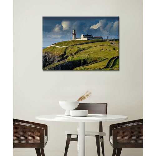 Картина/Картина на холсте для интерьера/Картина на стену/Картина для кухни/ -Ирландия (36) 50х70