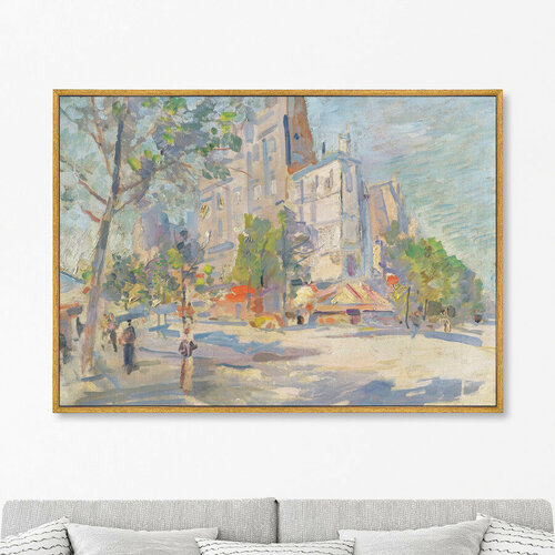 Репродукция картины на холсте Paris In Spring, 1934г. Размер картины: 75х105см