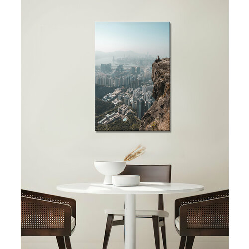 Картина/Картина на холсте для интерьера/Картина на стену/Картина для кухни/ -Китай небоскребы 18 40х60