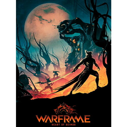 Плакат, постер на бумаге Warframe-Heart Of Deimos/Варфрейм/игровые/игра/компьютерные герои персонажи. Размер 21 х 30 см