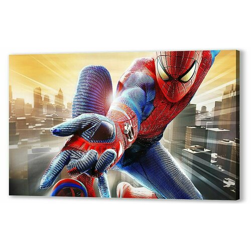 Плакат, постер на холсте The Amazing Spider-man. Размер 21 х 30 см