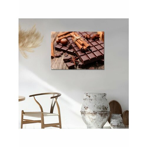 Картина на холсте с подрамником Шоколад и корица1 40х60