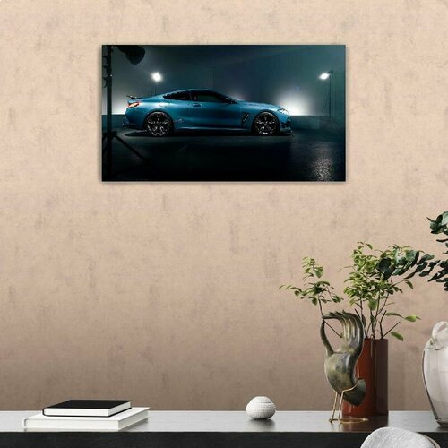 Картина на холсте 60x110 Альянс Лес "Автомобили ac" на подрамнике / интерьер/ декор