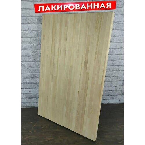 Столешница деревянная для стола, лакированная, 140х60х4 см