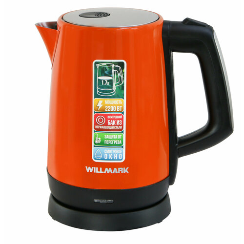 Чайник электрический Willmark WEK-1758S оранжевый