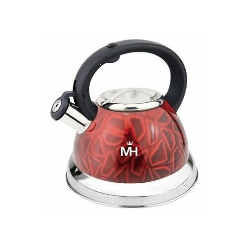 Чайник Электрочайники и термопоты MercuryHaus MC-7823 красный мрамор 3л