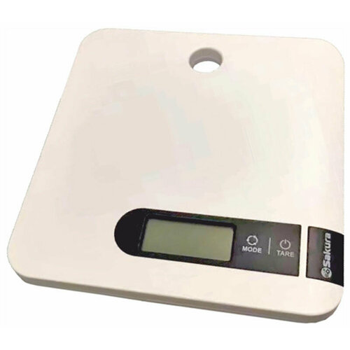 Кухонные весы Sakura SA-6051W, 5 кг, электронные, белые