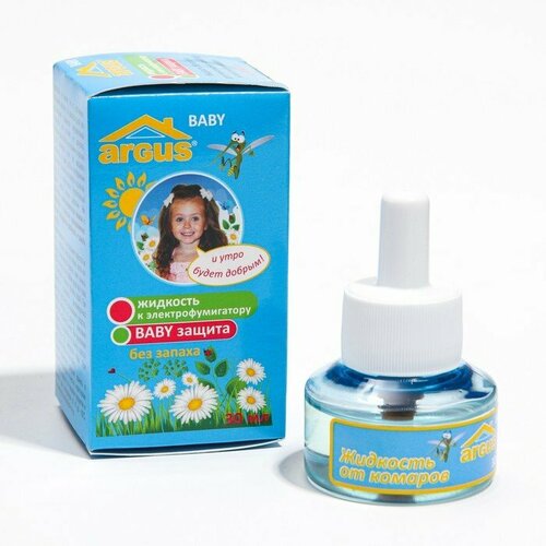 Дополнительный флакон-жидкость ARGUS BABY детский без запаха 30 мл (комплект из 10 шт)