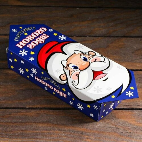 Подарочная коробка "Конфета Дед Мороз", 11 х 5,5 х 20 см (комплект из 30 шт)