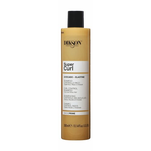 DIKSON Shampoo Curl Control Шампунь для вьющихся волос с маслом авокадо, 300 мл