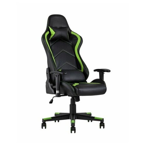 Игровое кресло TopChairs Cayenne зеленое геймерское