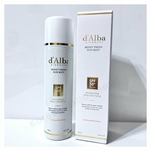 D’Alda Корейский, солнцезащитный спрей SPF50+/PA++++ (150мл) Moist Fresh Sun Mist