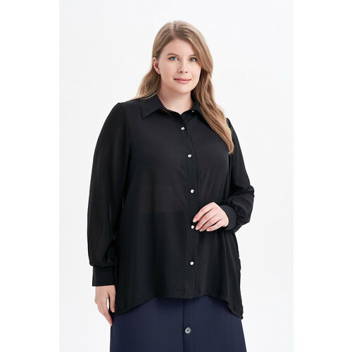 Блуза  Olsi, размер 58, черный