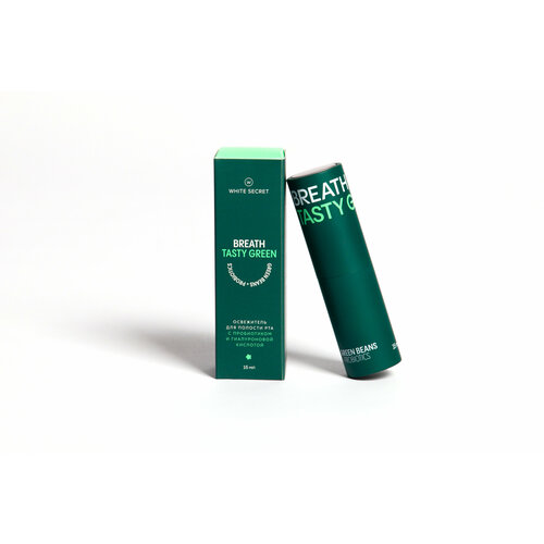 Дентальный парфюм, освежитель полости рта White Secret Breath tasty green