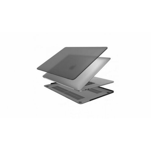 Накладка на MacBook Pro Retina 13.3 пластиковая глянцевая серая