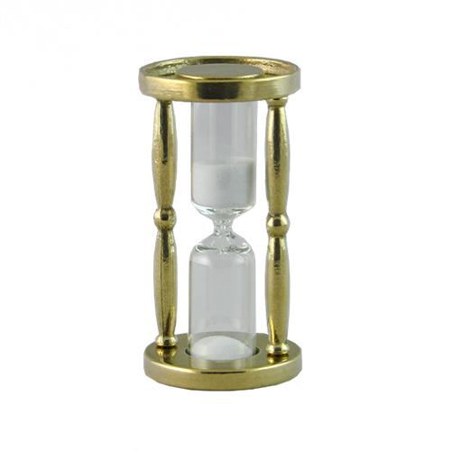 Часы песочные Alberti Livio "Фортуна" (полир. бронза) h.7,5см