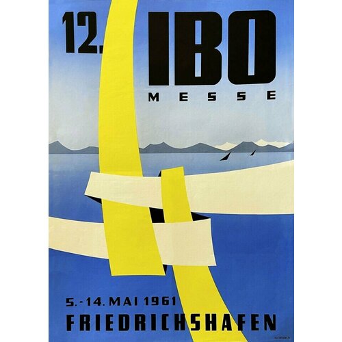 Плакат, постер на холсте Solbach-IBO messe/Сольбах-ИБО мессе. Размер 21 на 30 см