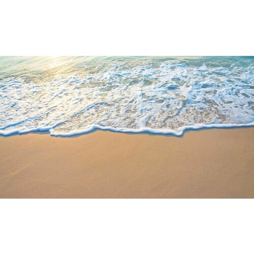 Картина на холсте 60x110 Альянс Лес "Песок море summer beach" на подрамнике / интерьер/ декор