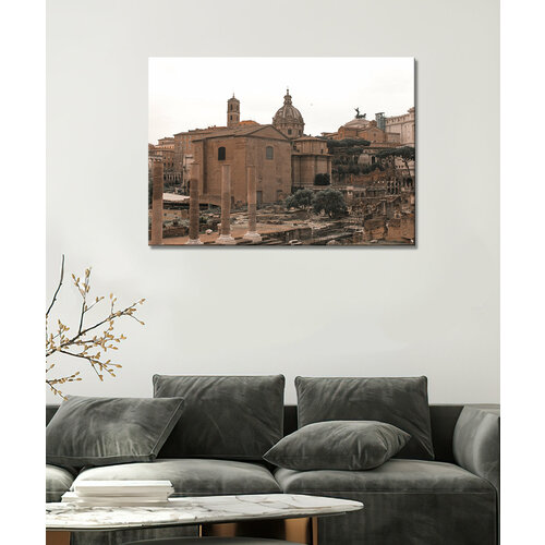 Картина/Картина на холсте для интерьера/Картина на стену/Картина для кухни/ - Италия Рим 41 60х80