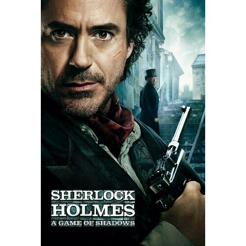 Плакат, постер на бумаге Шерлок Холмс: Игра теней (Sherlock Holmes A Game of Shadows), Гай Ричи. Размер 21 х 30 см