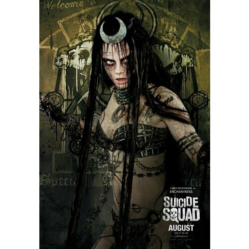 Плакат, постер на холсте Suicide Squad/Отряд самоубийц. Размер 42 х 60 см