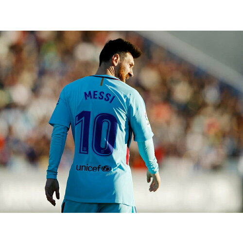 Плакат, постер на бумаге Lionel Messi/Лионель Месси/спорт. Размер 21 х 30 см