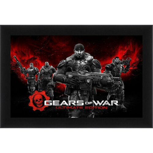 Плакат, постер на бумаге Gears Of War. Размер 21х30 см