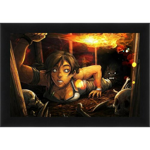 Плакат, постер на бумаге Tomb Raider. Размер 60х84 см