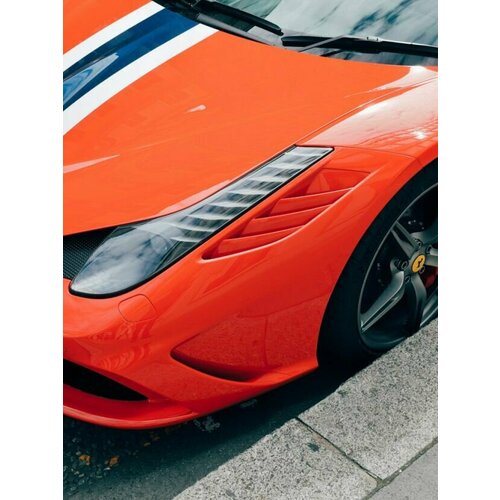 Плакат, постер на холсте Ferrari, Феррари. Размер 42 х 60 см