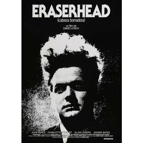 Плакат, постер на холсте Голова-ластик (Eraserhead, 1977г). Размер 21 х 30 см