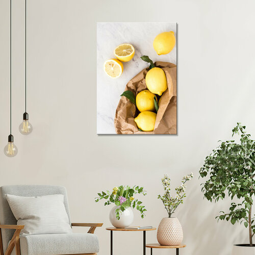 Интерьерная картина на холсте - Лимоны 50х70