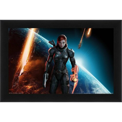 Плакат, постер на бумаге Mass Effect 3. Размер 30х42 см