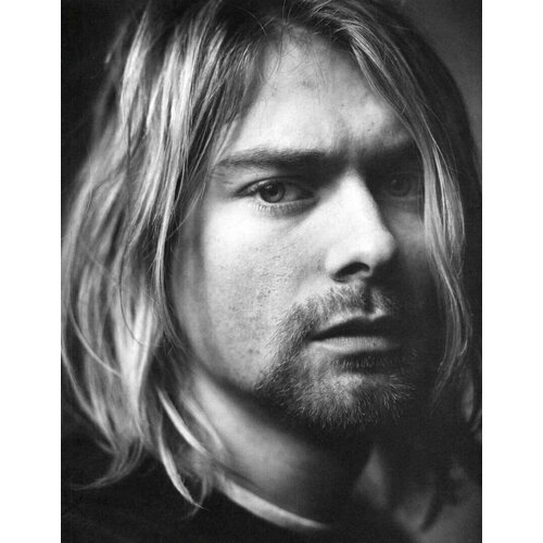 Плакат, постер на бумаге Nirvana-Kurt Cobain/Нирвана-Курт Кобейн. Размер 30 х 42 см