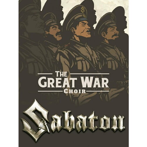 Плакат, постер на бумаге Sabaton-The great war choir/Сабатон/искусство/арт/абстракция/творчество. Размер 21 х 30 см
